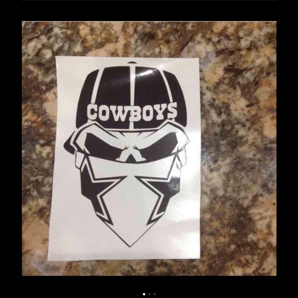 Other | Cowboys Skull Vinyl Decal | Poshmark